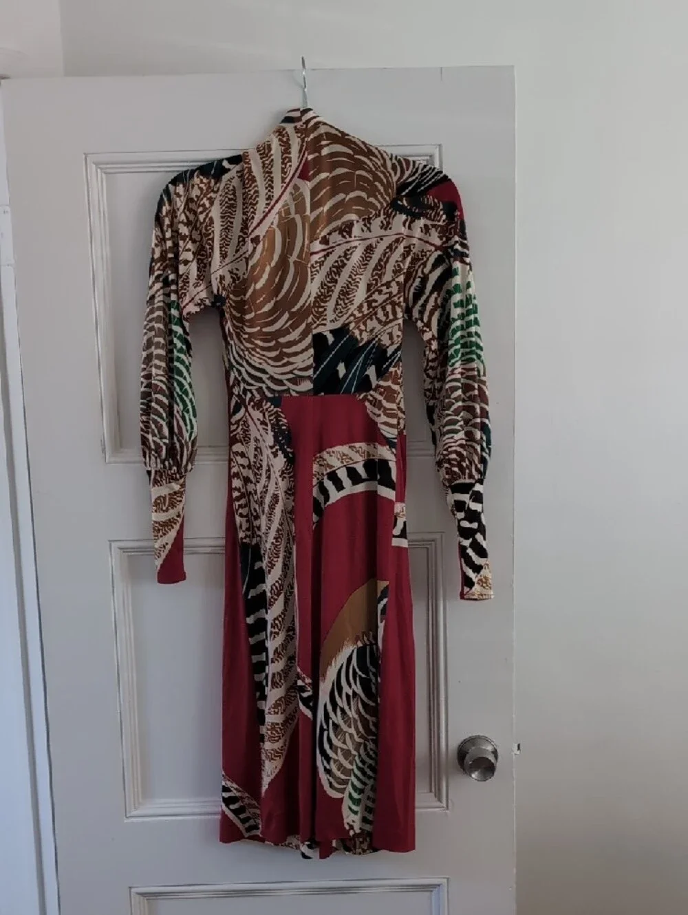 Issa London | Dresses | Issa London Multicolor Abstract Print Wrap ...